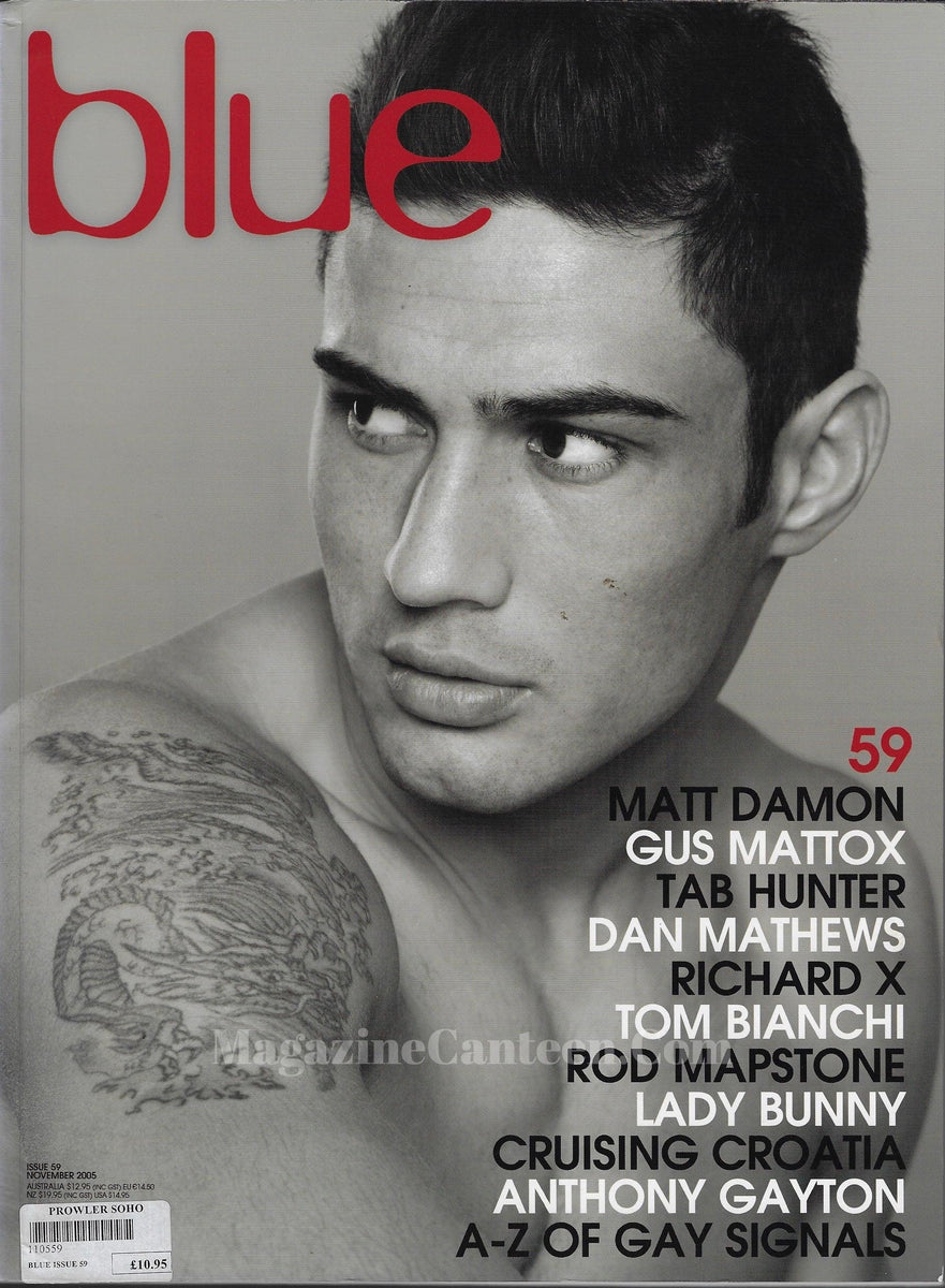 Not Only Blue Magazine 59 - Matt Damon – magazine canteen