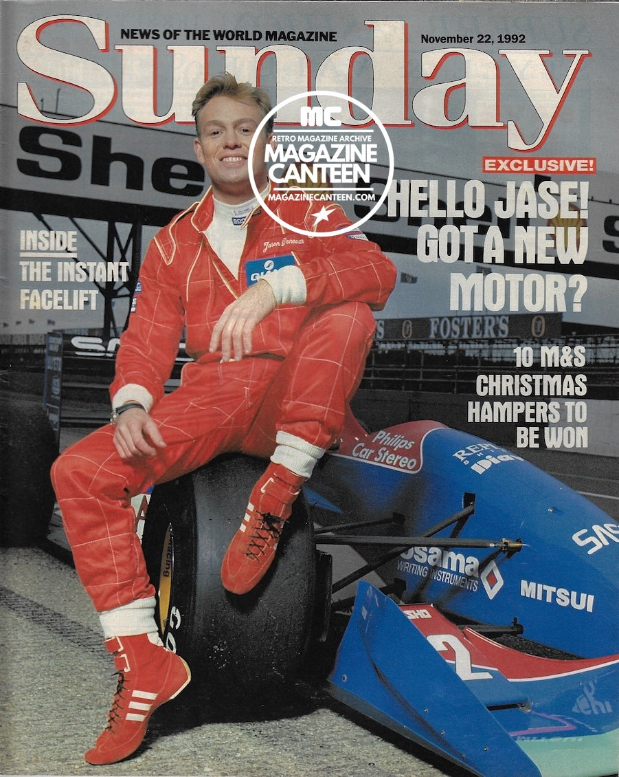 Sunday Magazine - Jason Donovan TOMMY CANNON – magazine canteen