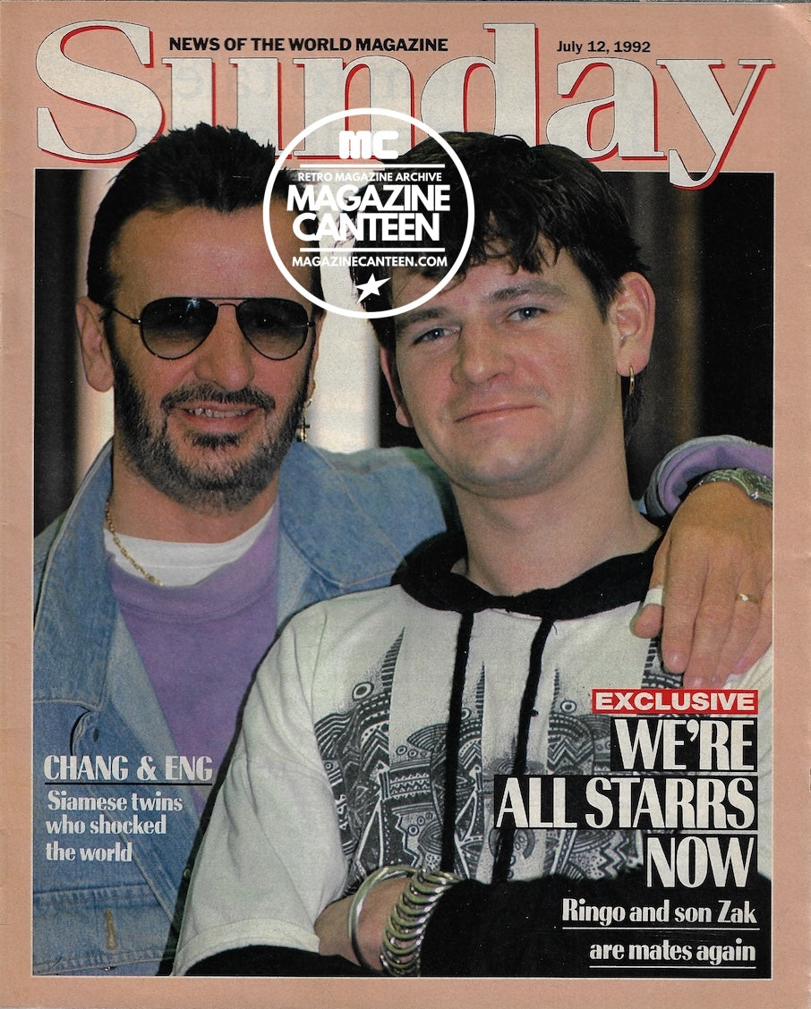 Sunday Magazine - Ringo Starr THE BEATLES David Suchet – magazine canteen