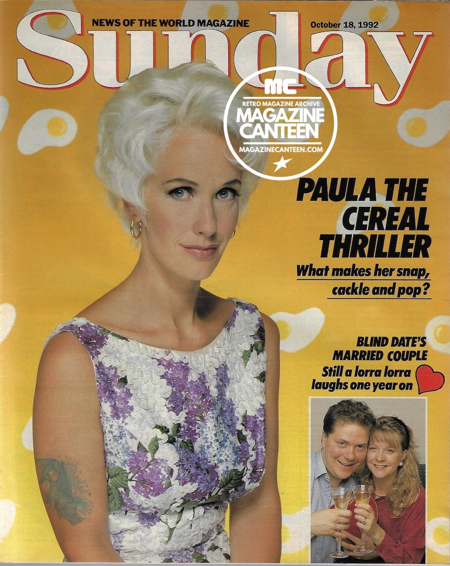 Sunday Magazine - PAULA YATES Michale Palin LENNOX LEWIS – magazine canteen