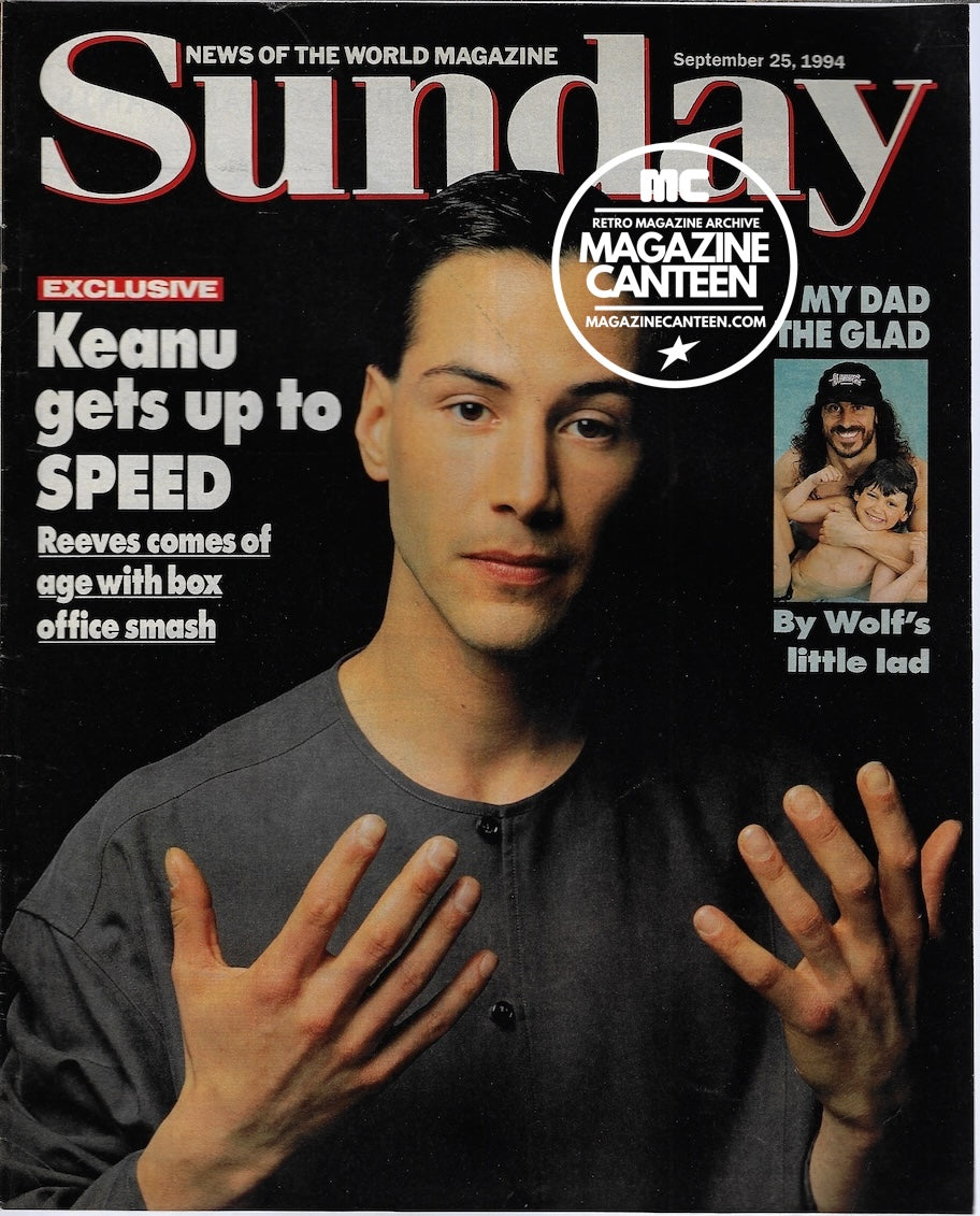 Sunday Magazine - KEANU REEVES Gladiators WOLF A – magazine canteen