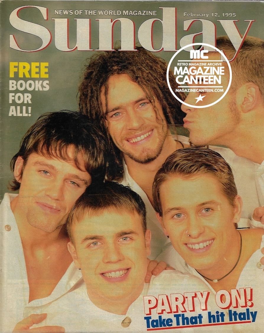 Sunday Magazine - TAKE THAT Robbie Williams – magazine canteen