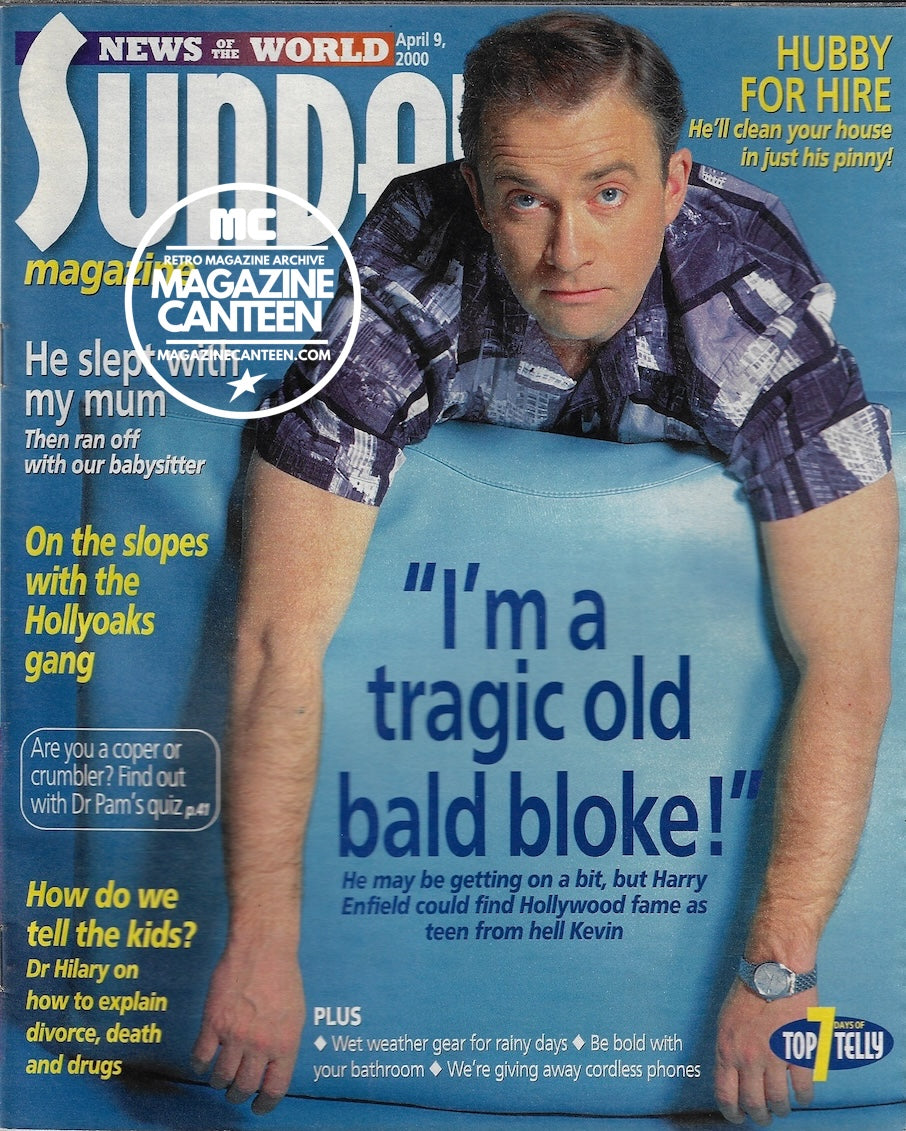 Sunday Magazine - Harry Enfield Kevin Everitt Stripper – magazine canteen