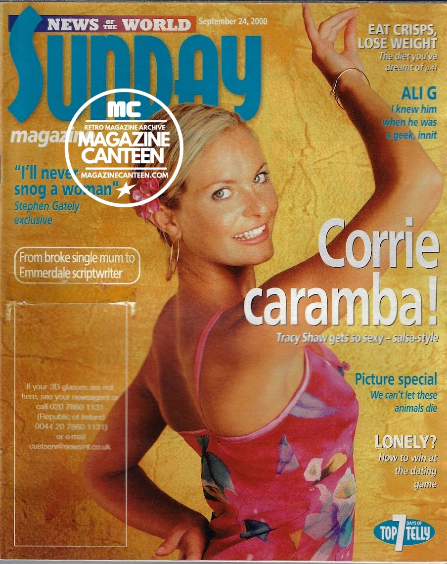 Sunday Magazine - Tracey SHAW Sacha Baron Cohen – magazine canteen