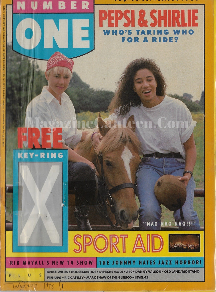 Number One Magazine - Pepsi and Shirlie – magazine canteen