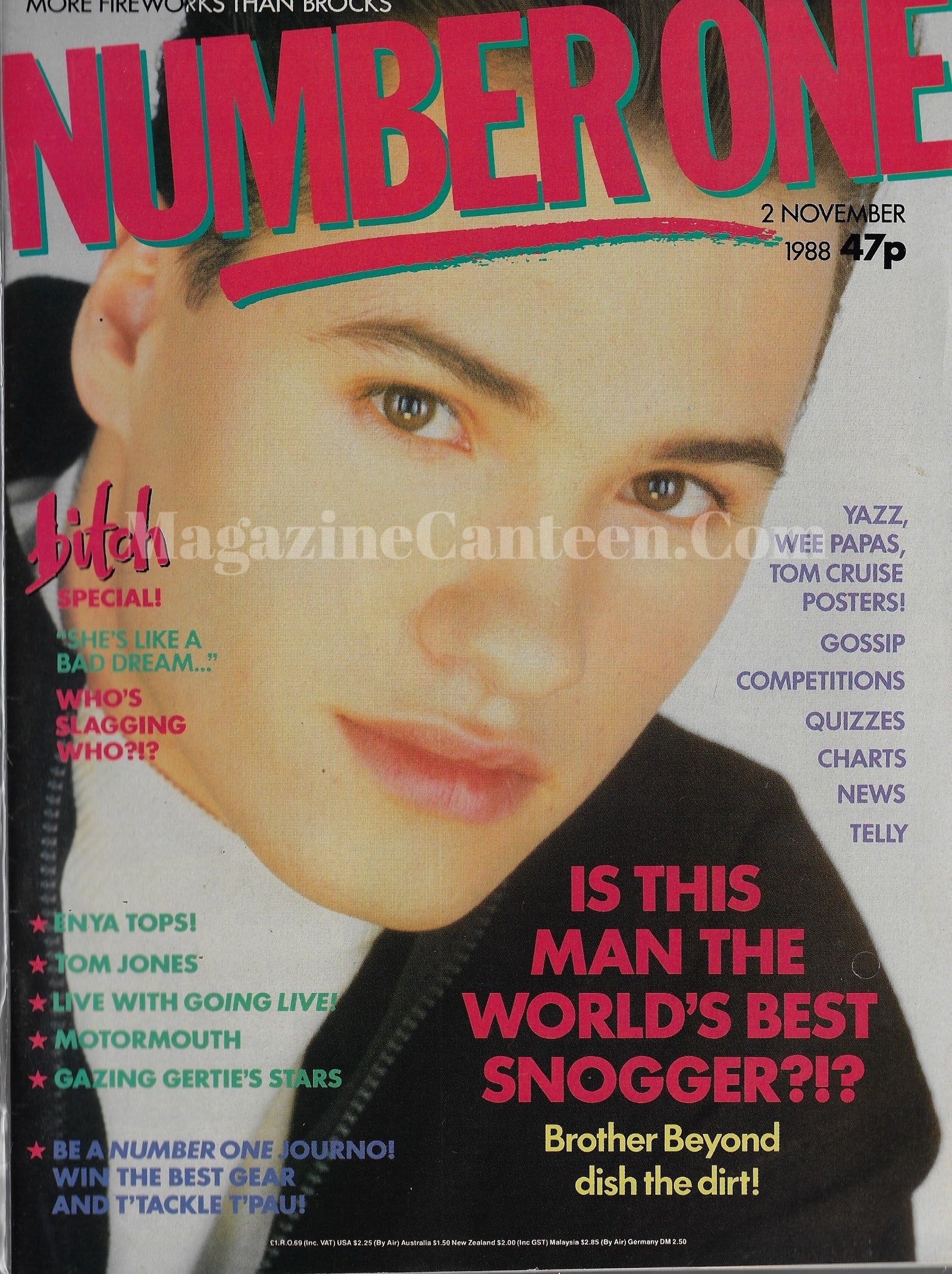 Number One Magazine - Nathan Moore Brother Beyond – magazine canteen