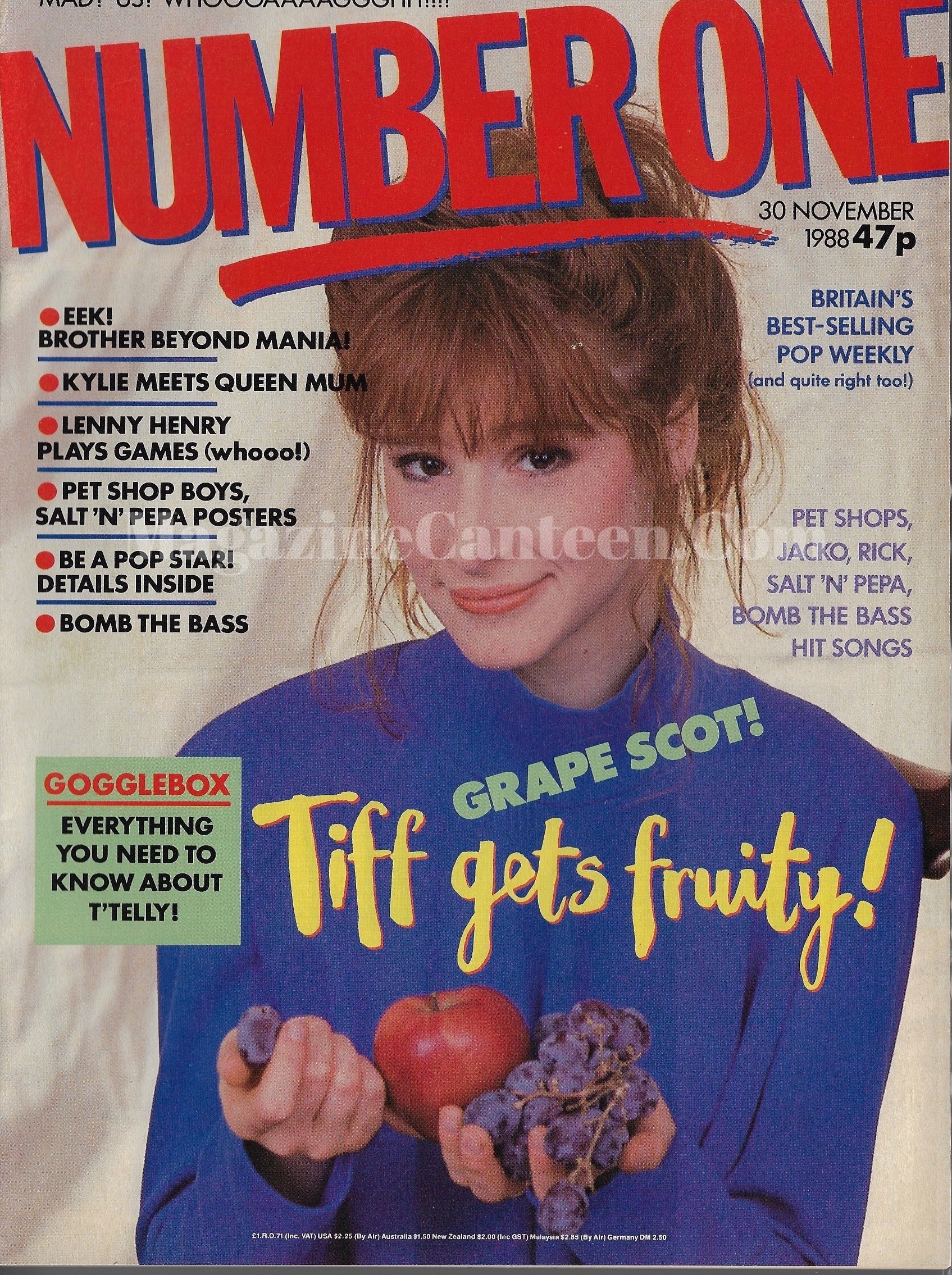 Number One Magazine - Tiffany – magazine canteen