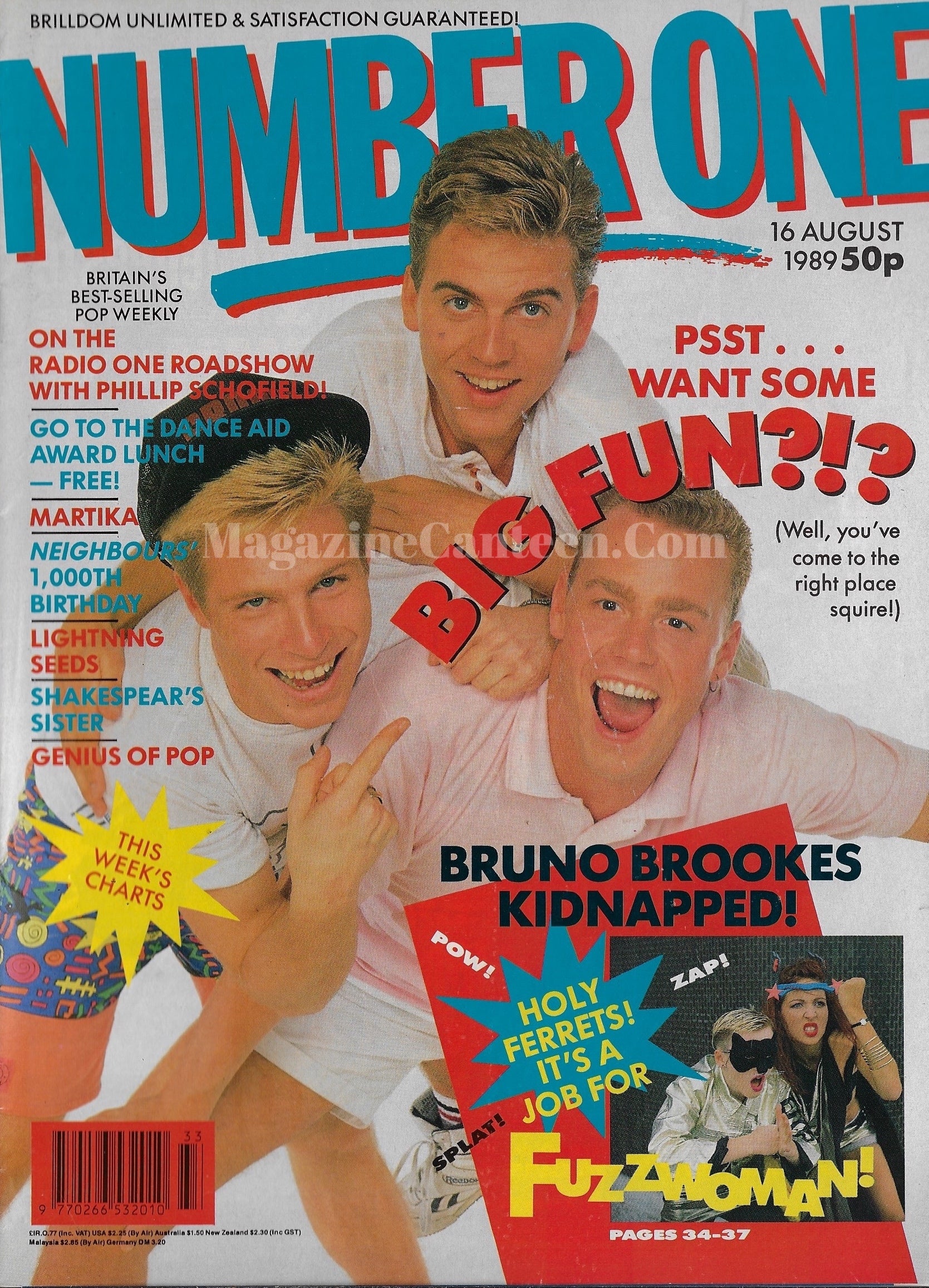 Number One Magazine - Big Fun – magazine canteen