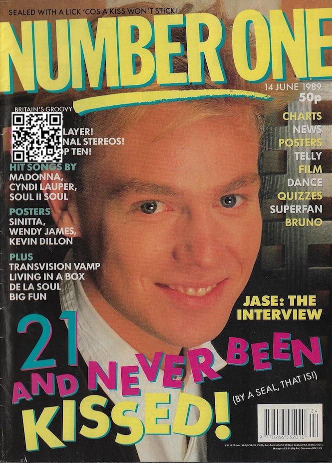 Number One Magazine - Jason Donovan WENDY JAMES Big Fun – magazine canteen