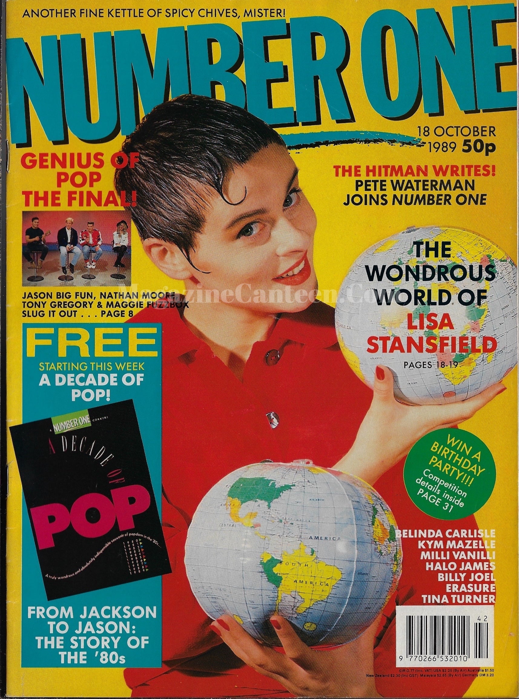 Number One Magazine - Lisa Stansfield – magazine canteen