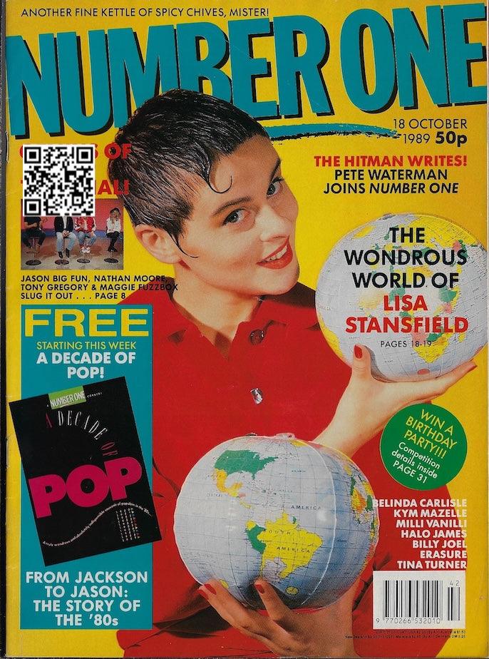 Number One Magazine - Lisa Stansfield JULIAN CLARY Belinda Carlisle ...