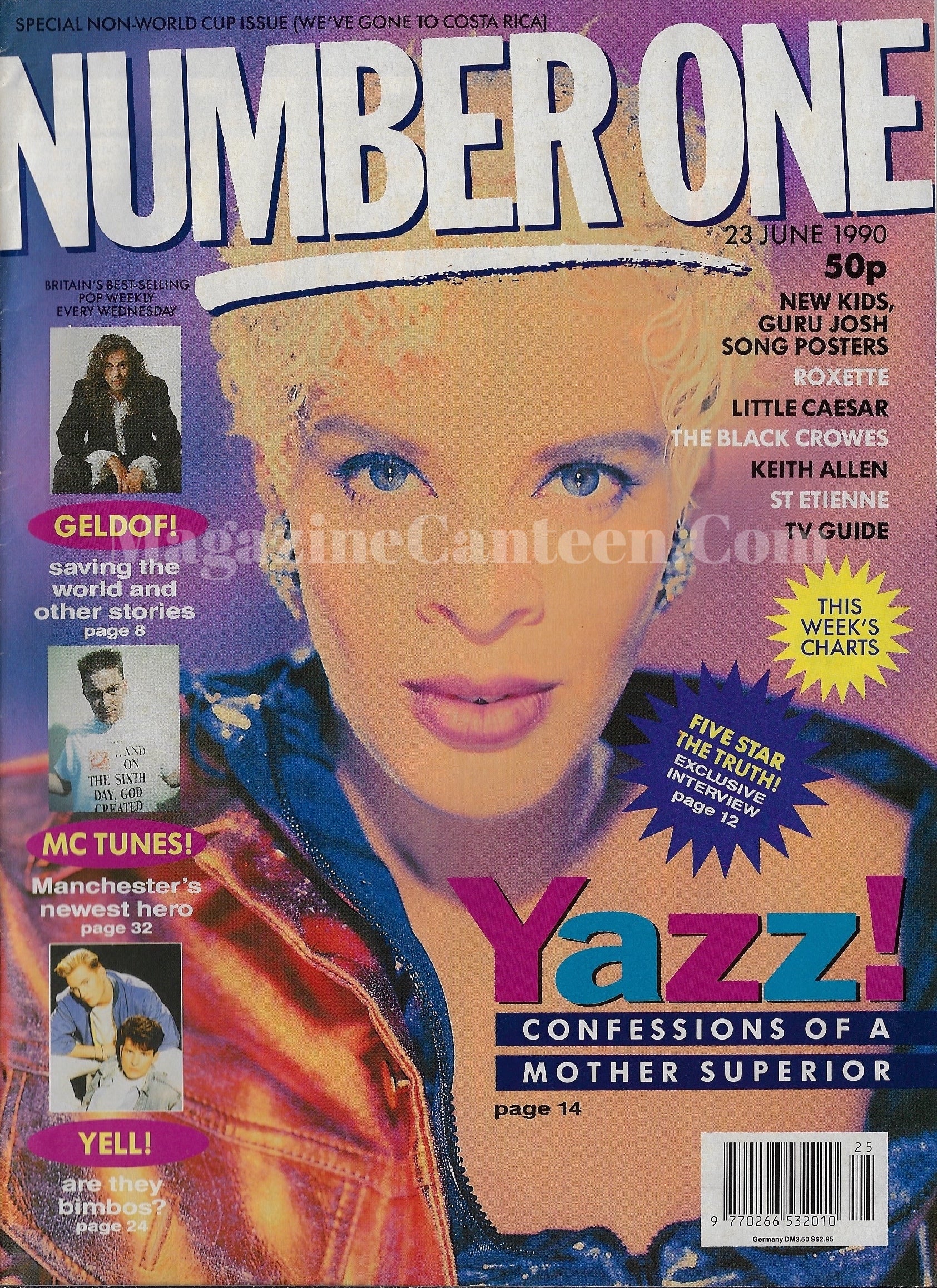 Number One Magazine - Yazz – magazine canteen