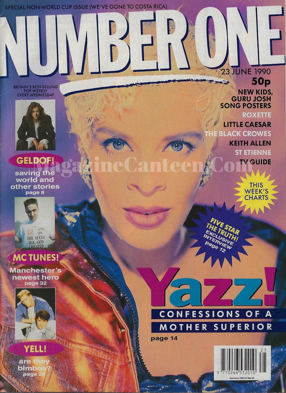 Number One Magazine - Yazz – magazine canteen