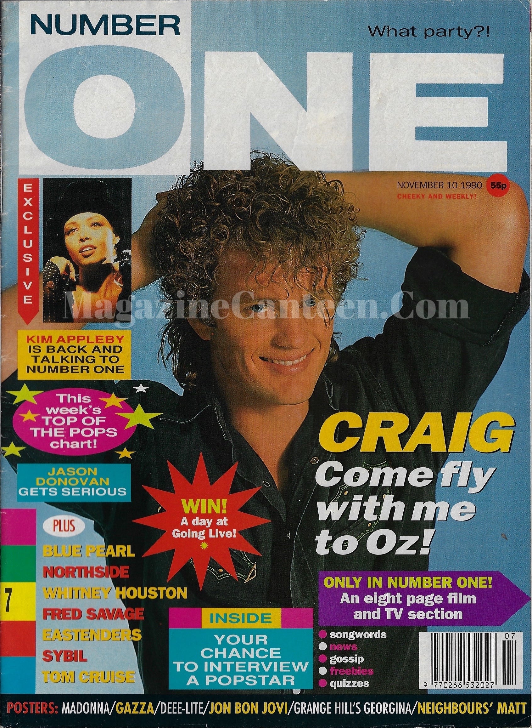 Number One Magazine - Craig McLachlan – magazine canteen