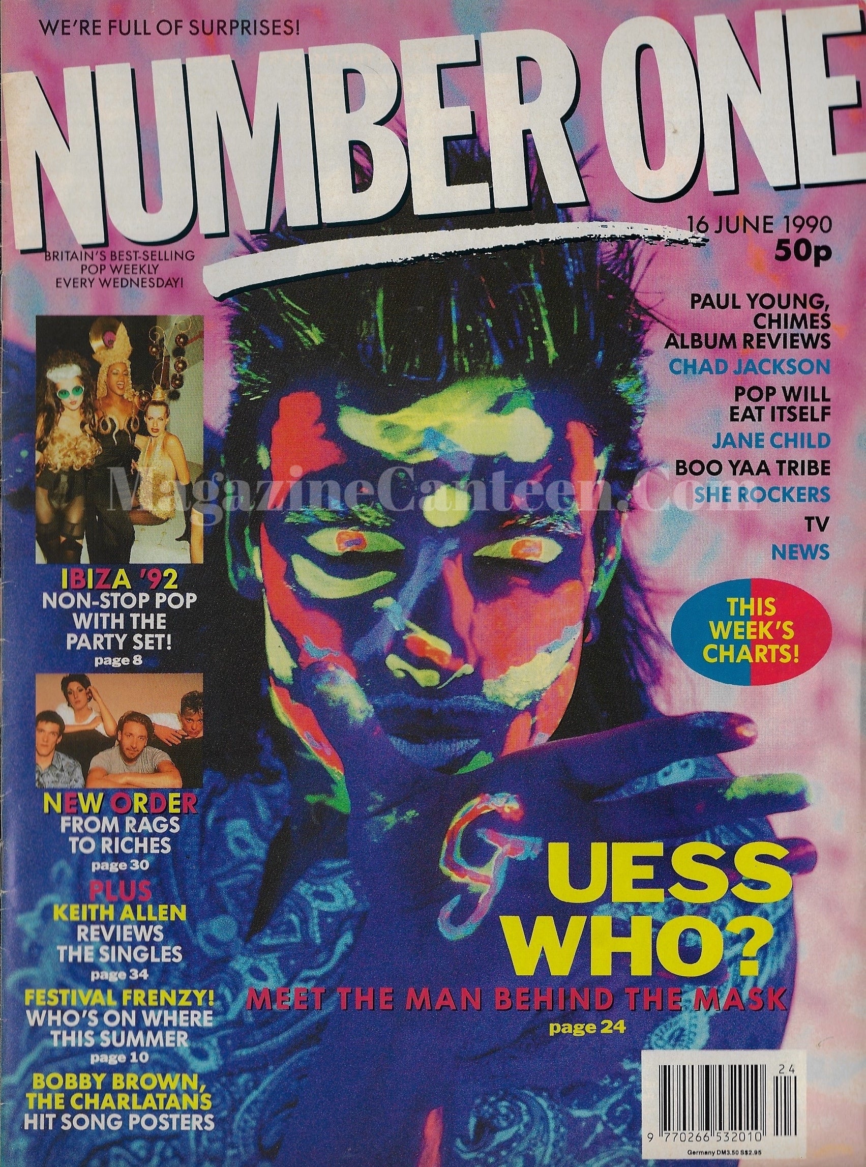 Number One Magazine - Guru Josh – magazine canteen