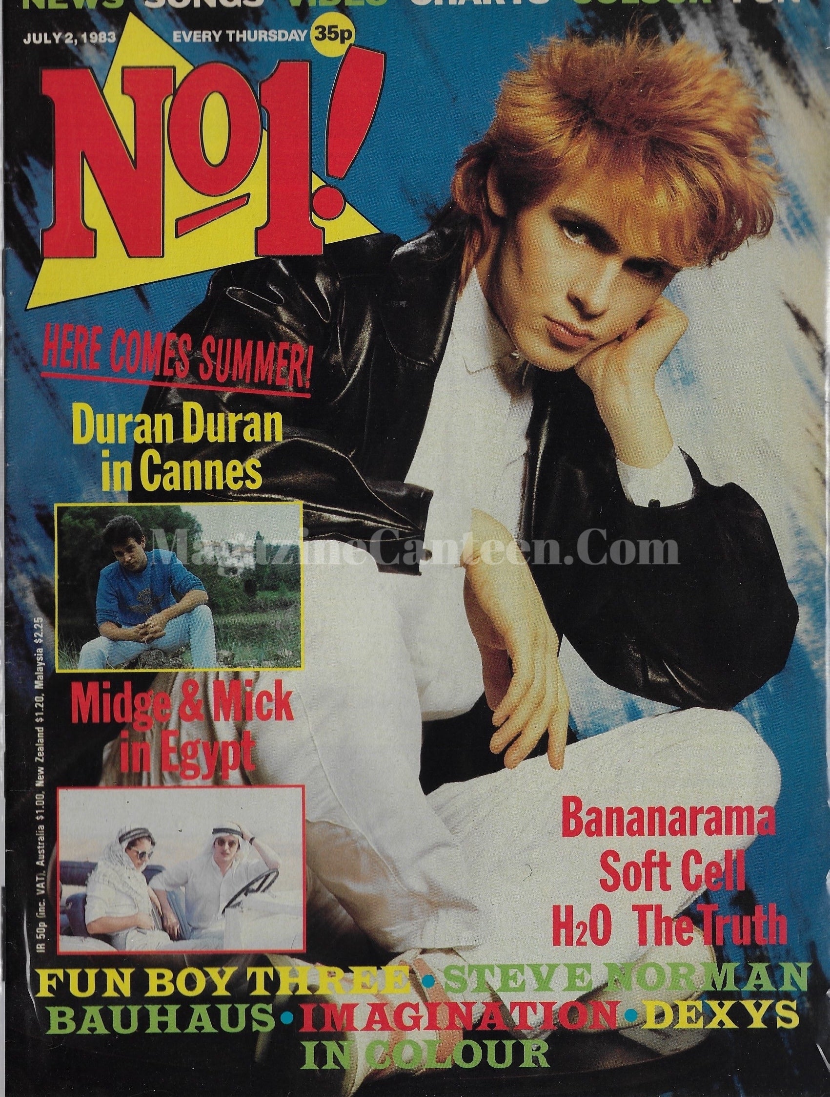 Number One Magazine - Nick Rhodes – magazine canteen