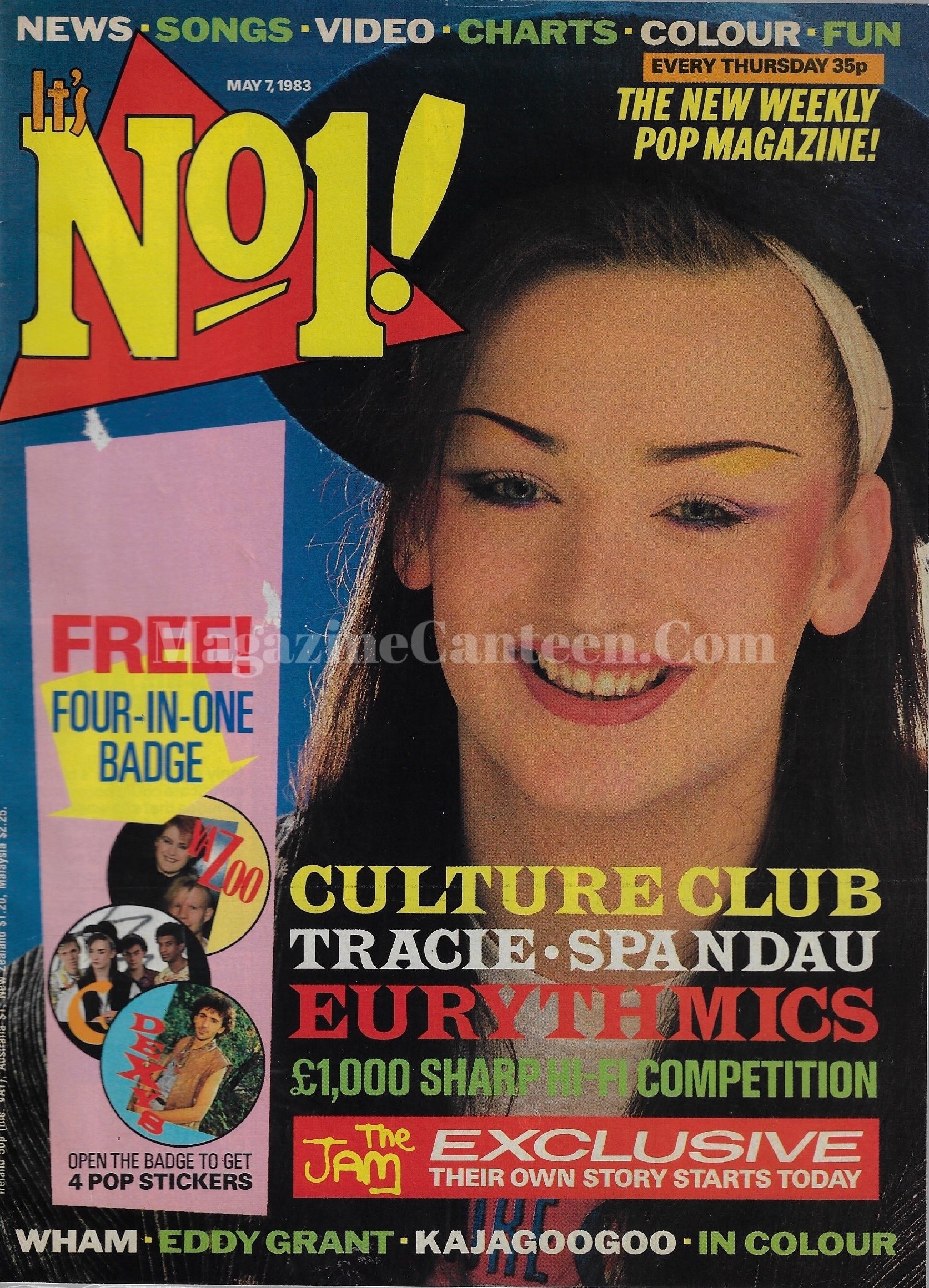 Number One Magazine - Boy George – magazine canteen