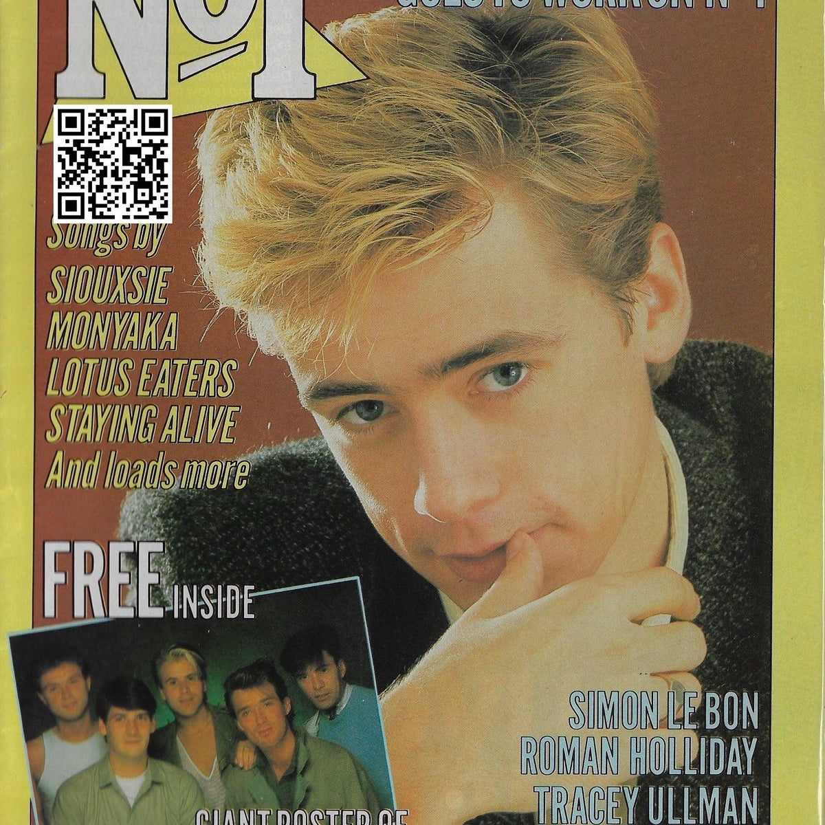 Number One Magazine - Nick Heyward DURAN DURAN – magazine canteen