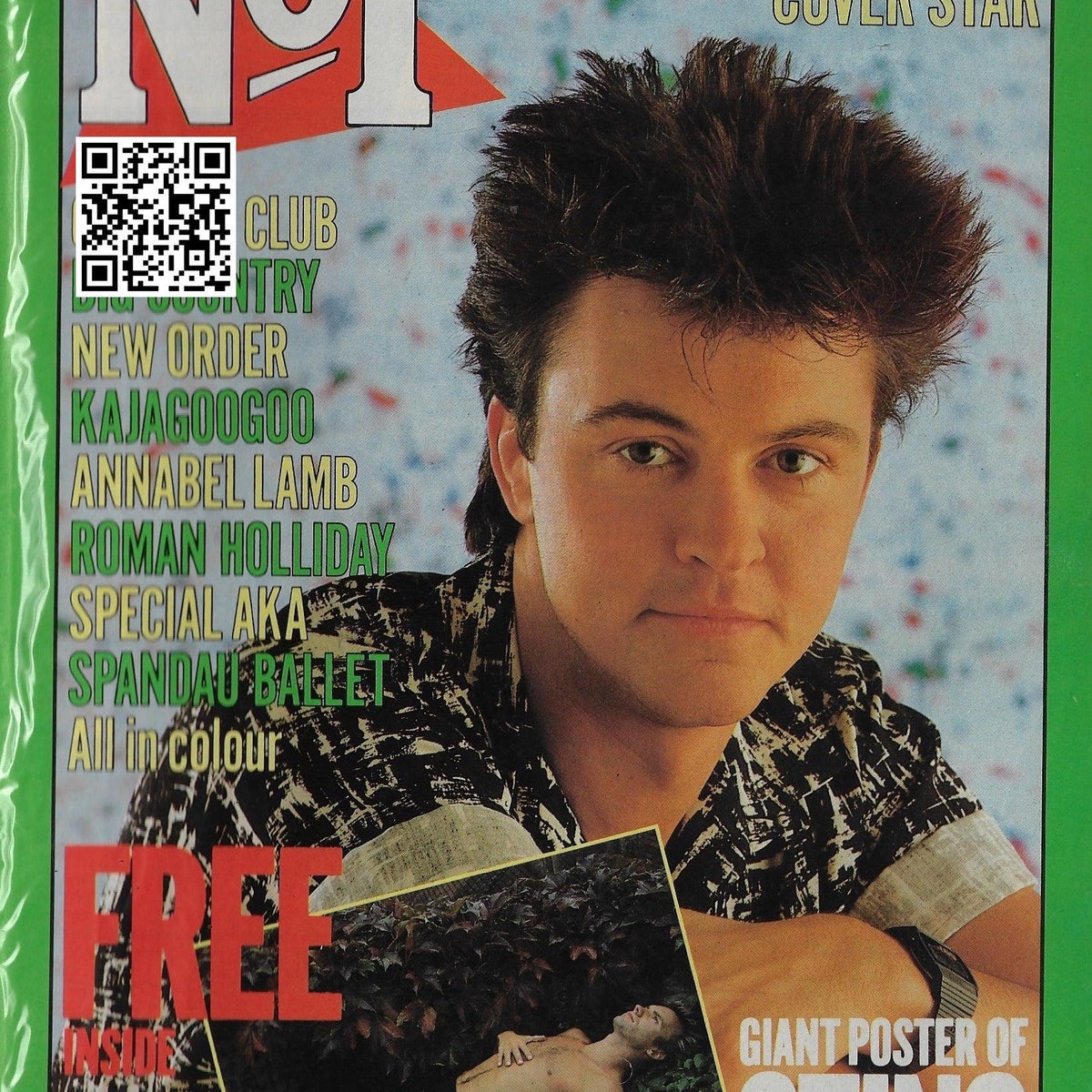Number One Magazine - Paul Young NEW ORDER The Damned – magazine canteen