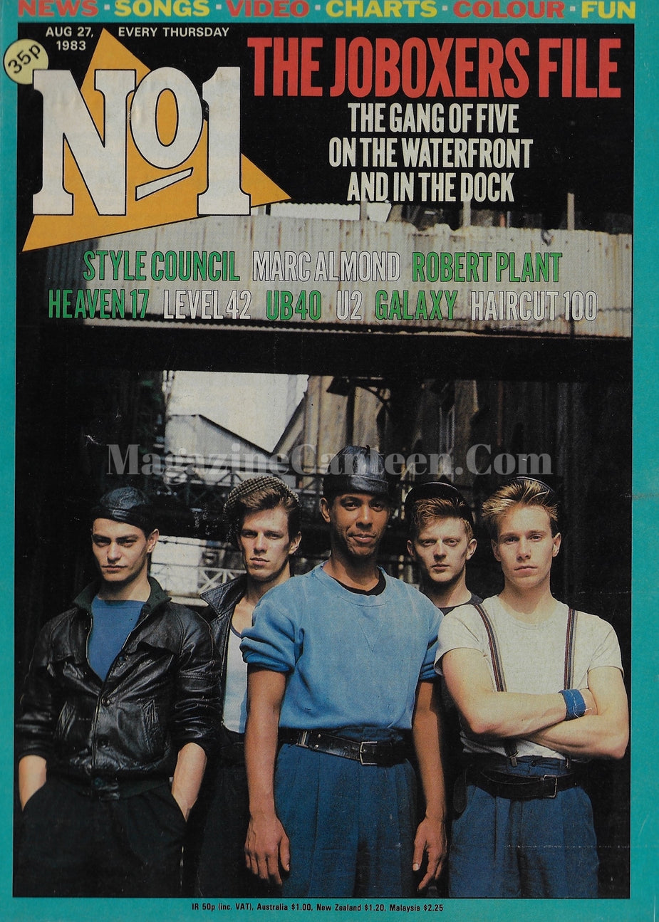 Number One Magazine - Jo Boxers – magazine canteen