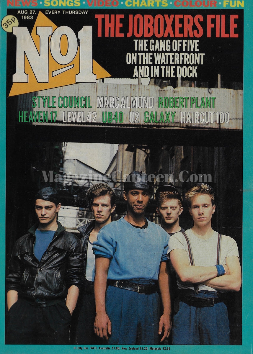 Number One Magazine - Jo Boxers – magazine canteen