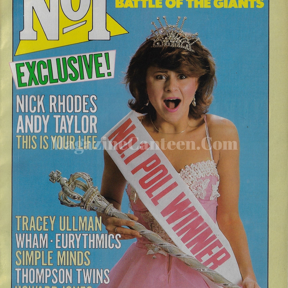 Number One Magazine - Tracey Ullman – magazine canteen