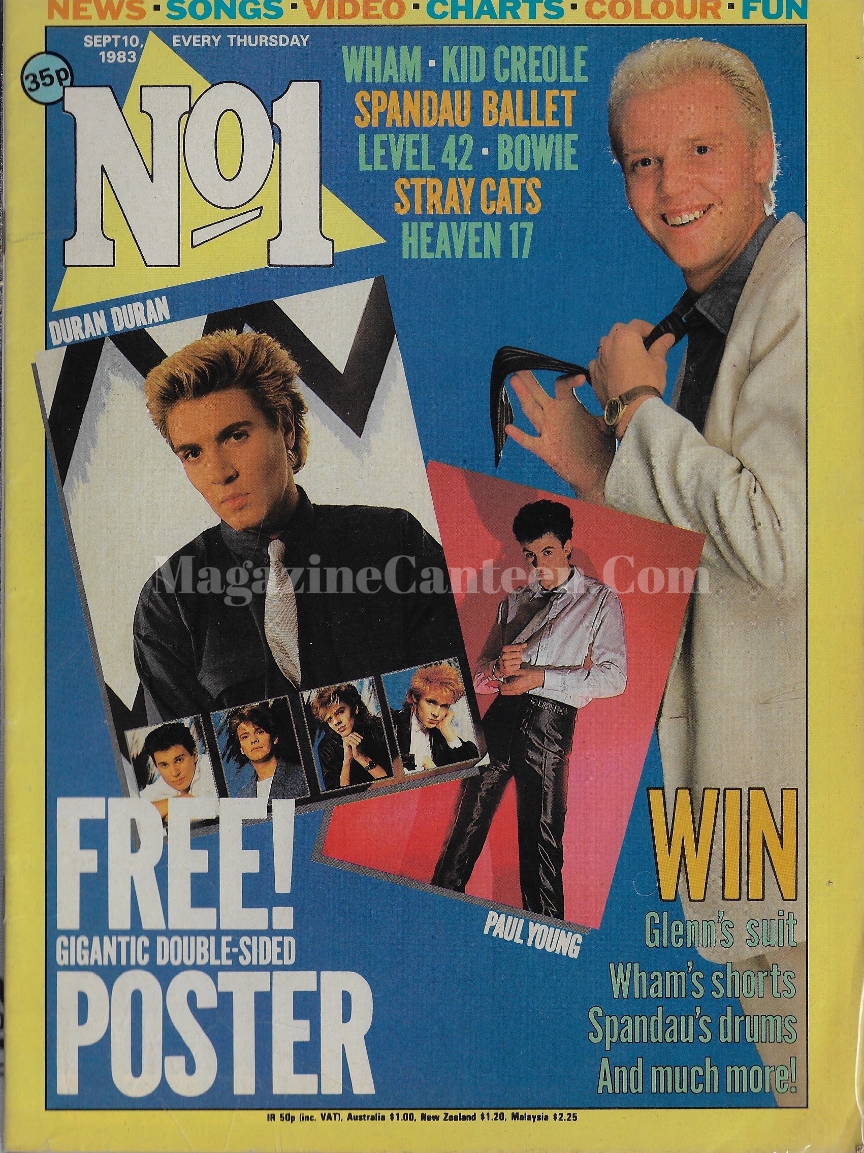 Number One Magazine - Glenn Gregory – magazine canteen