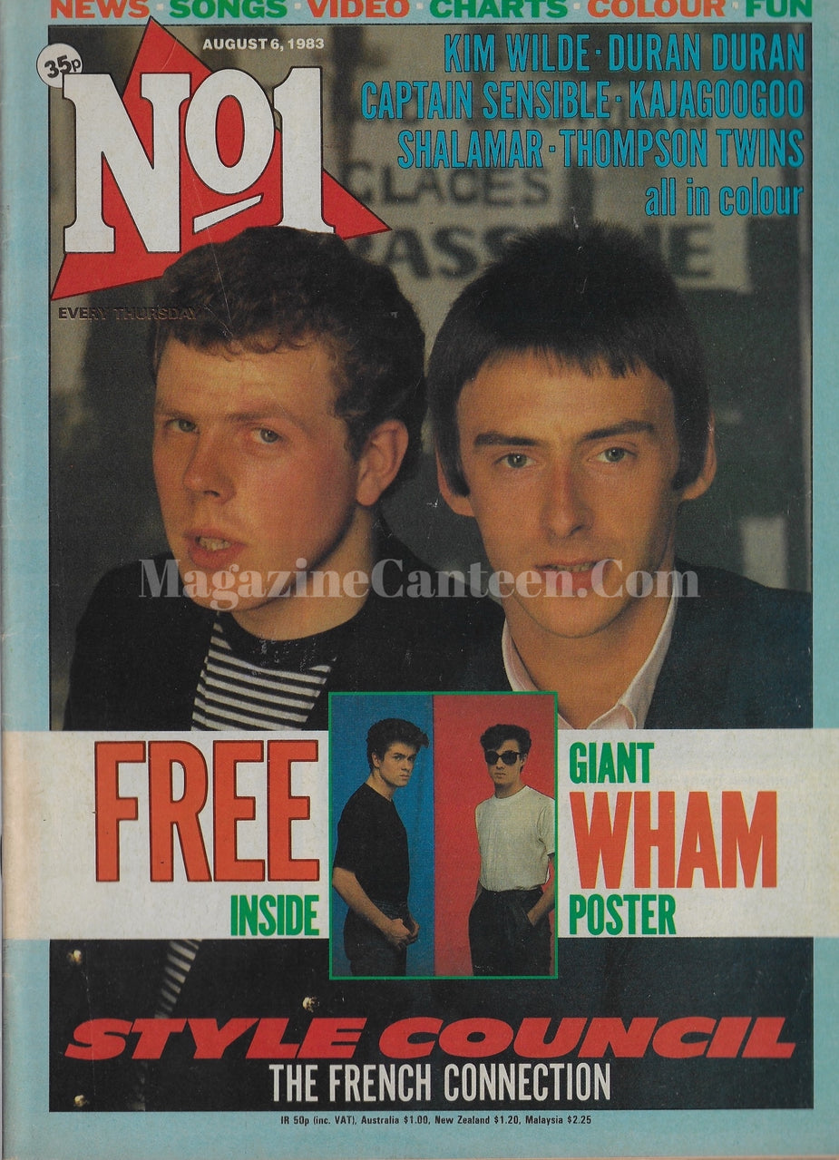 Number One Magazine - The Style Council – magazine canteen
