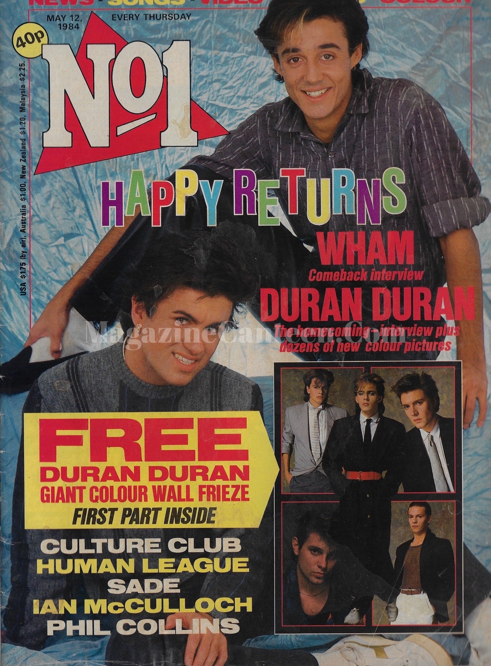 Number One Magazine - Wham George Michael – magazine canteen