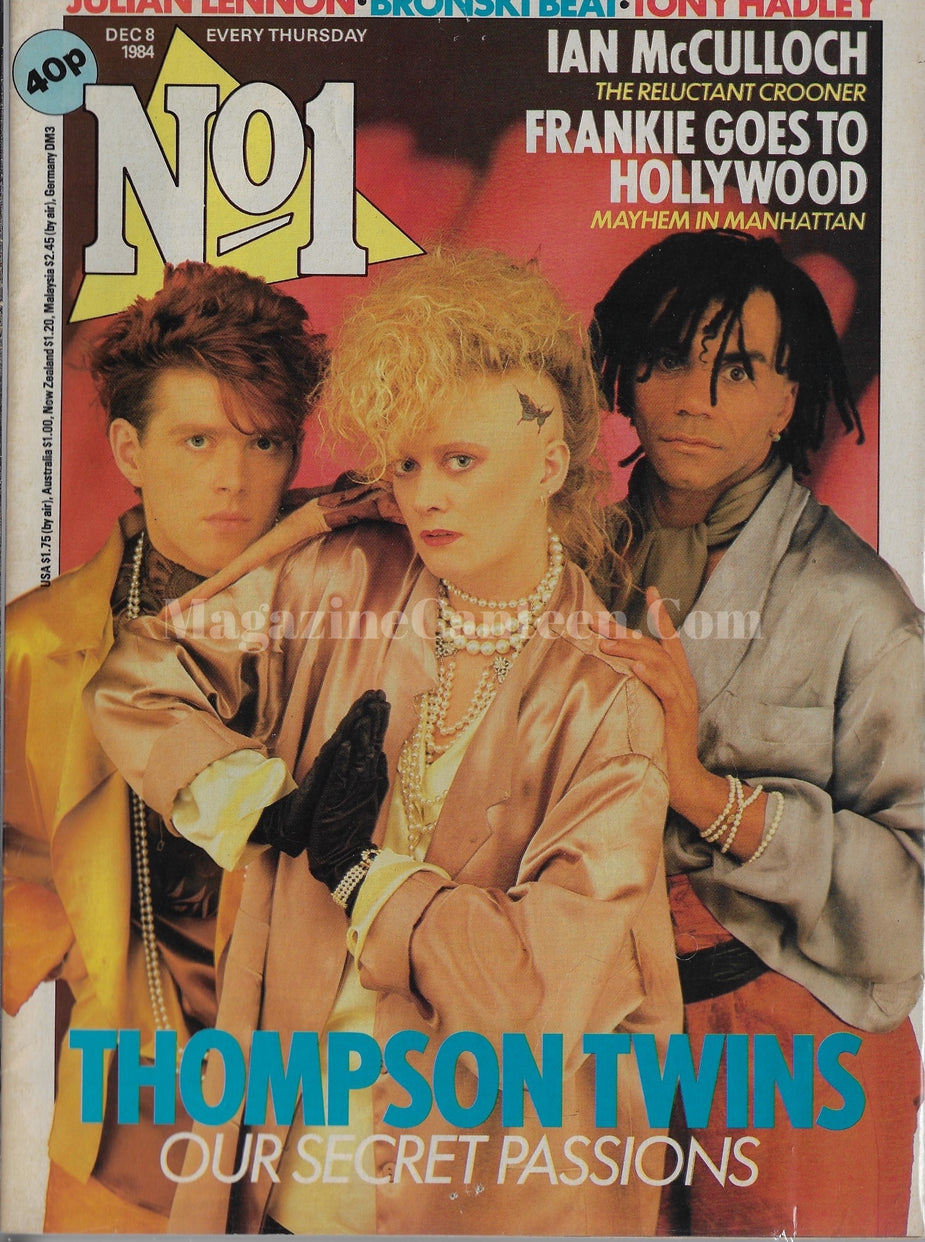 Number One Magazine - The Thompson Twins – magazine canteen