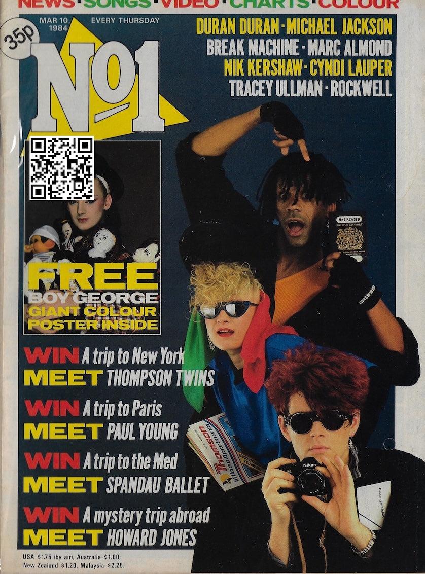 Number One Magazine - The Thompson Twins MARC ALMOND – magazine canteen