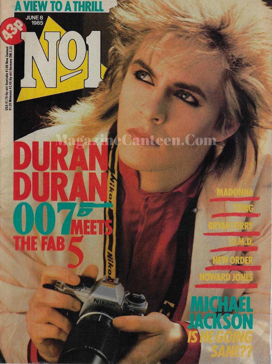 Number One Magazine - Duran Duran Nick Rhodes – magazine canteen