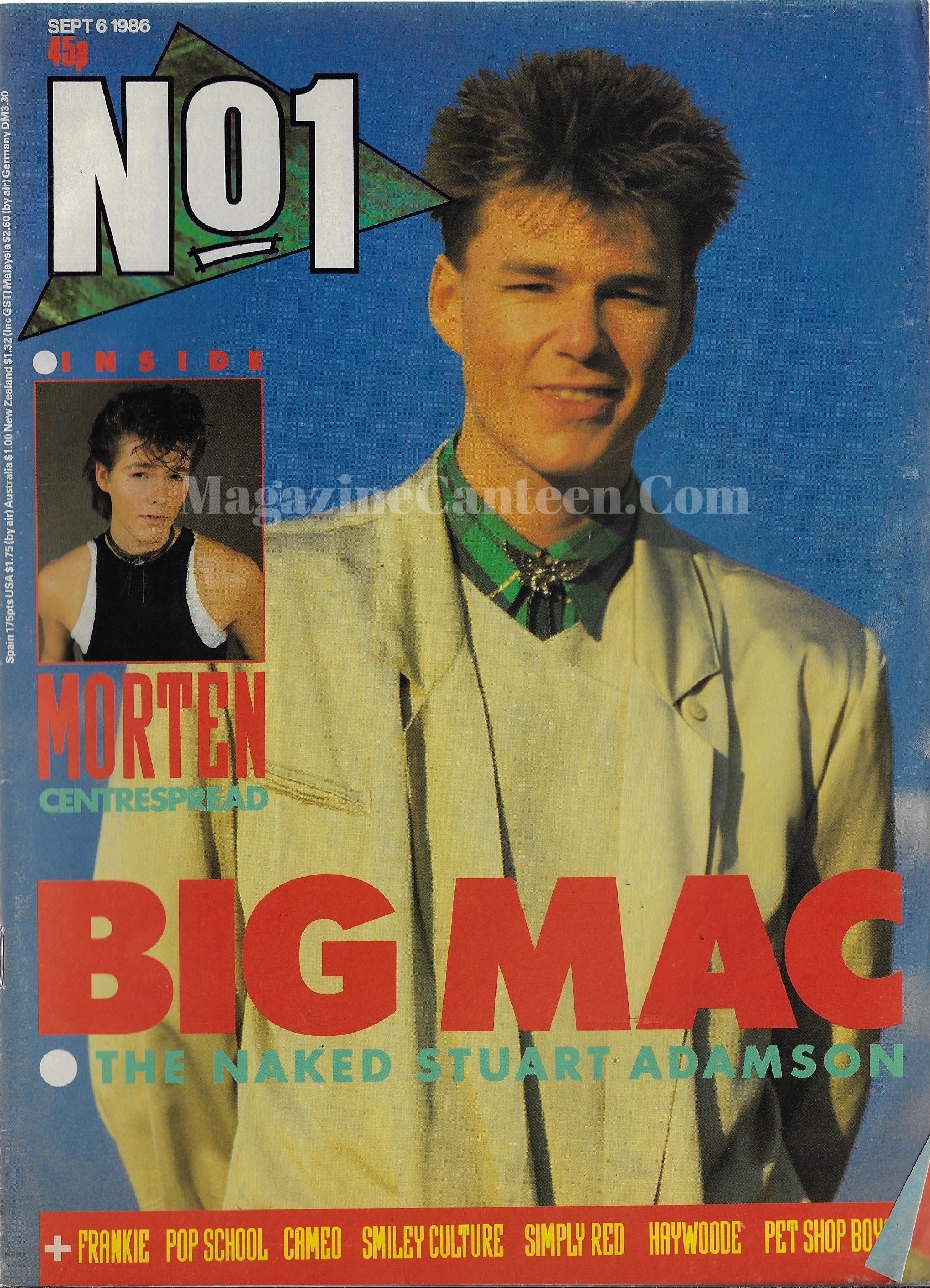 Number One Magazine - Stuart Adamson – magazine canteen