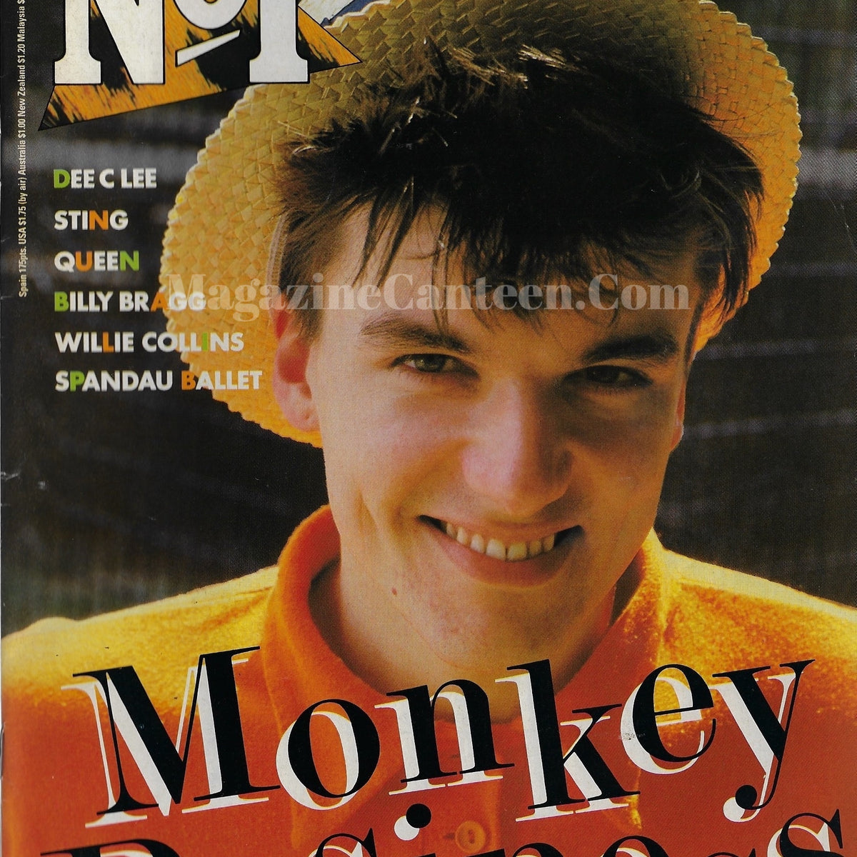 Number One Magazine - The Blow Monkeys – magazine canteen