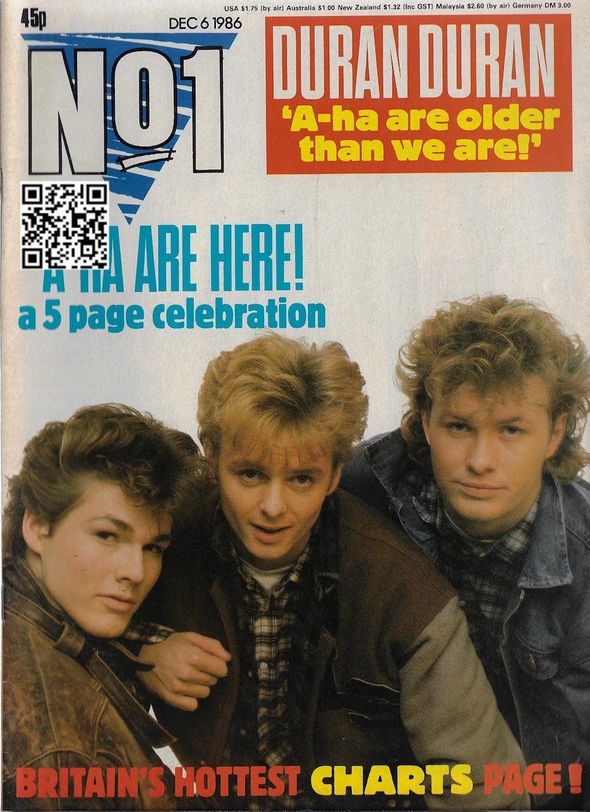 Number One Magazine - A-Ha Jimmy Somerville OMD – magazine canteen