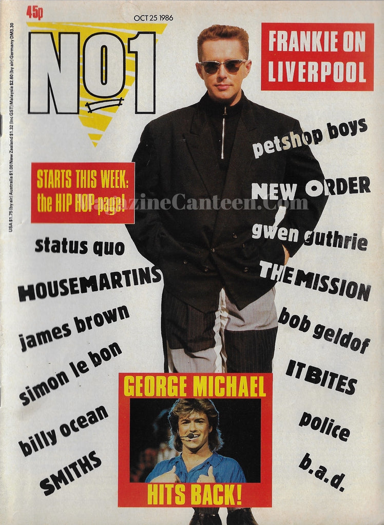 Number One Magazine - Holly Johnson – magazine canteen