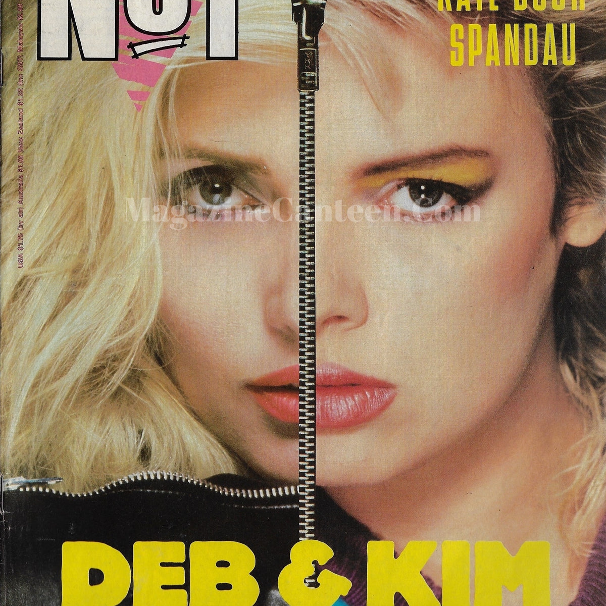 Number One Magazine - Kim Wilde Debbie Harry – magazine canteen