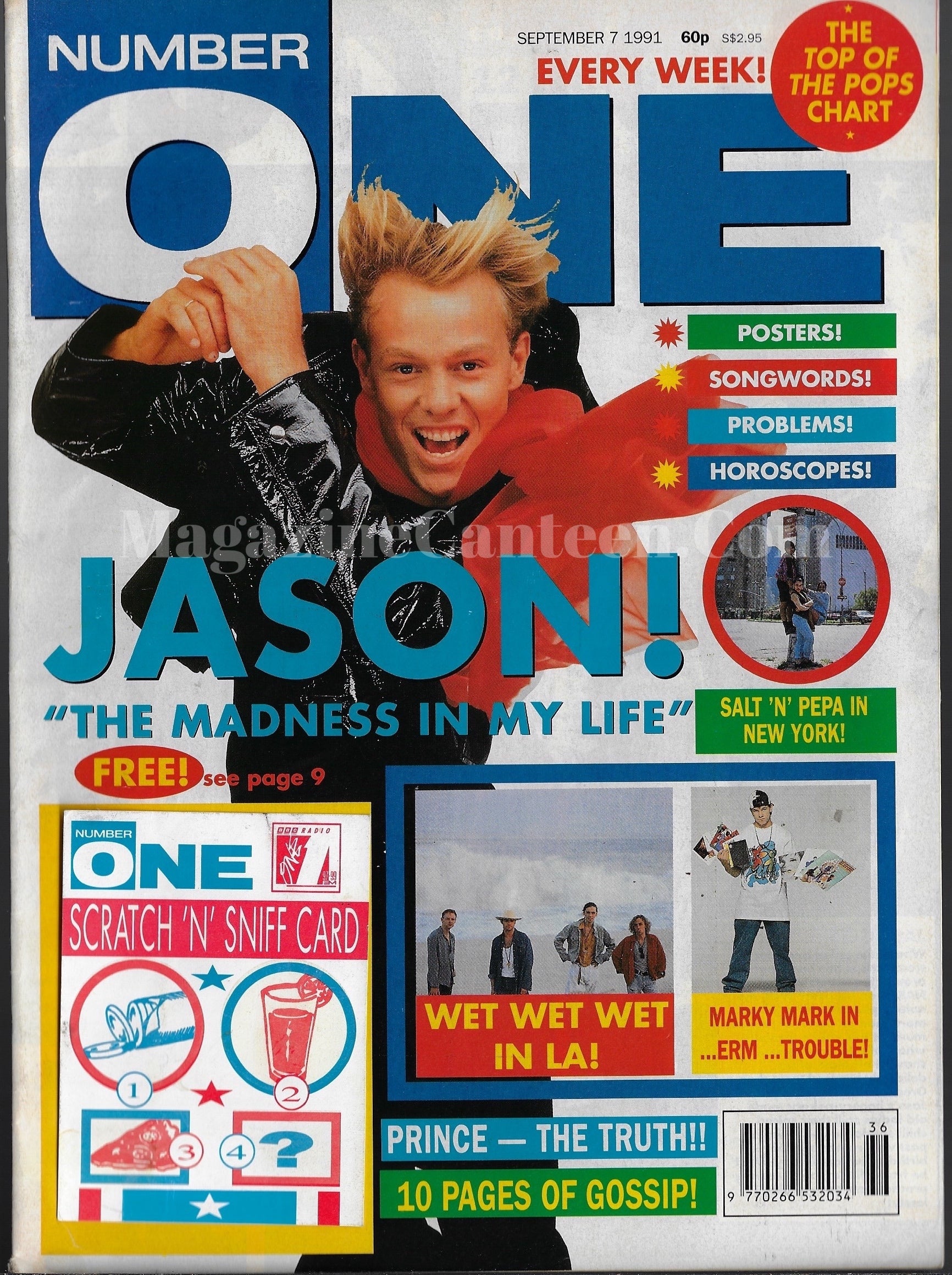 Number One Magazine - Jason Donovan – magazine canteen