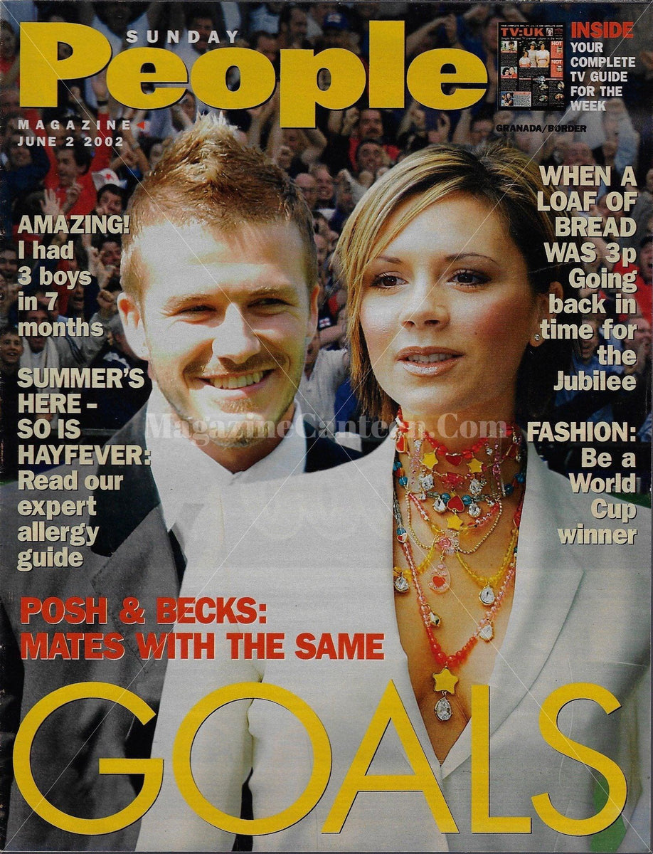 Sunday People Magazine - Victoria Beckham – magazine canteen