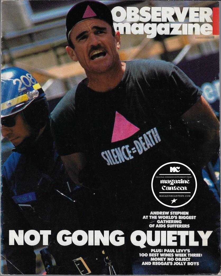 The Observer Magazine - Aids Protesting THE JOLLY BOYS Julian Symons ...