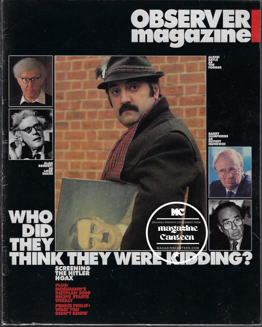 The Observer Magazine - Isaac Julien PHILIP SCHOFIELD Margaret Mellis ...