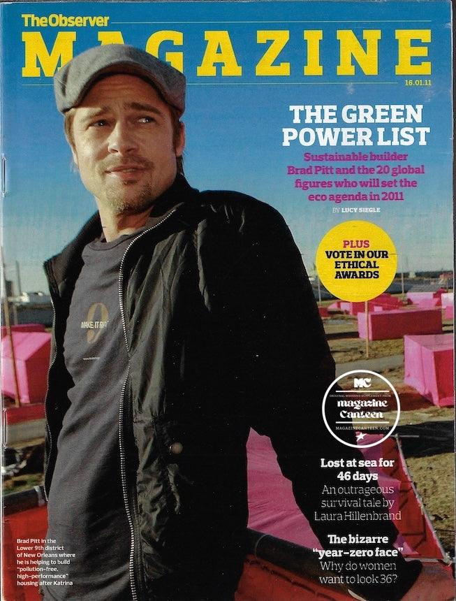 Observer Magazine - Brad Pitt – magazine canteen