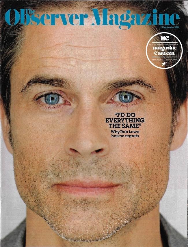 Observer Magazine - ROB LOWE James Lance – magazine canteen