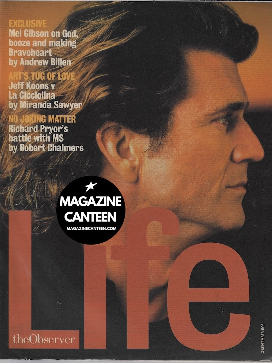 The Observer Magazine - Mel Gibson TARA TURNER Ilona Staller RICHARD P ...