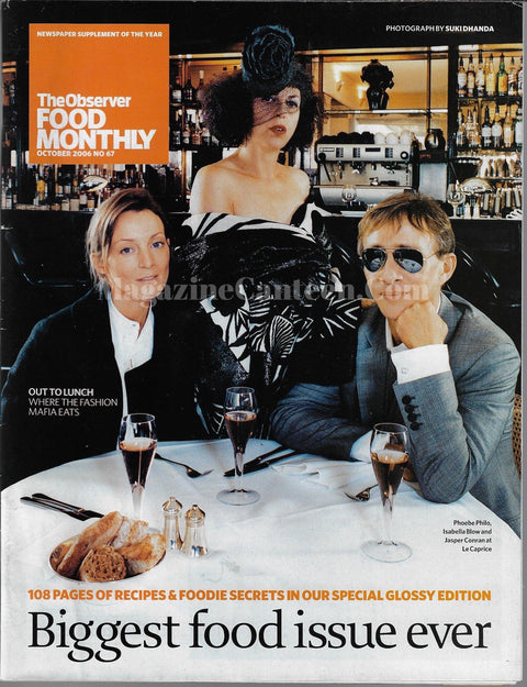 The Observer Magazine Food - Isabella Blow – magazine canteen