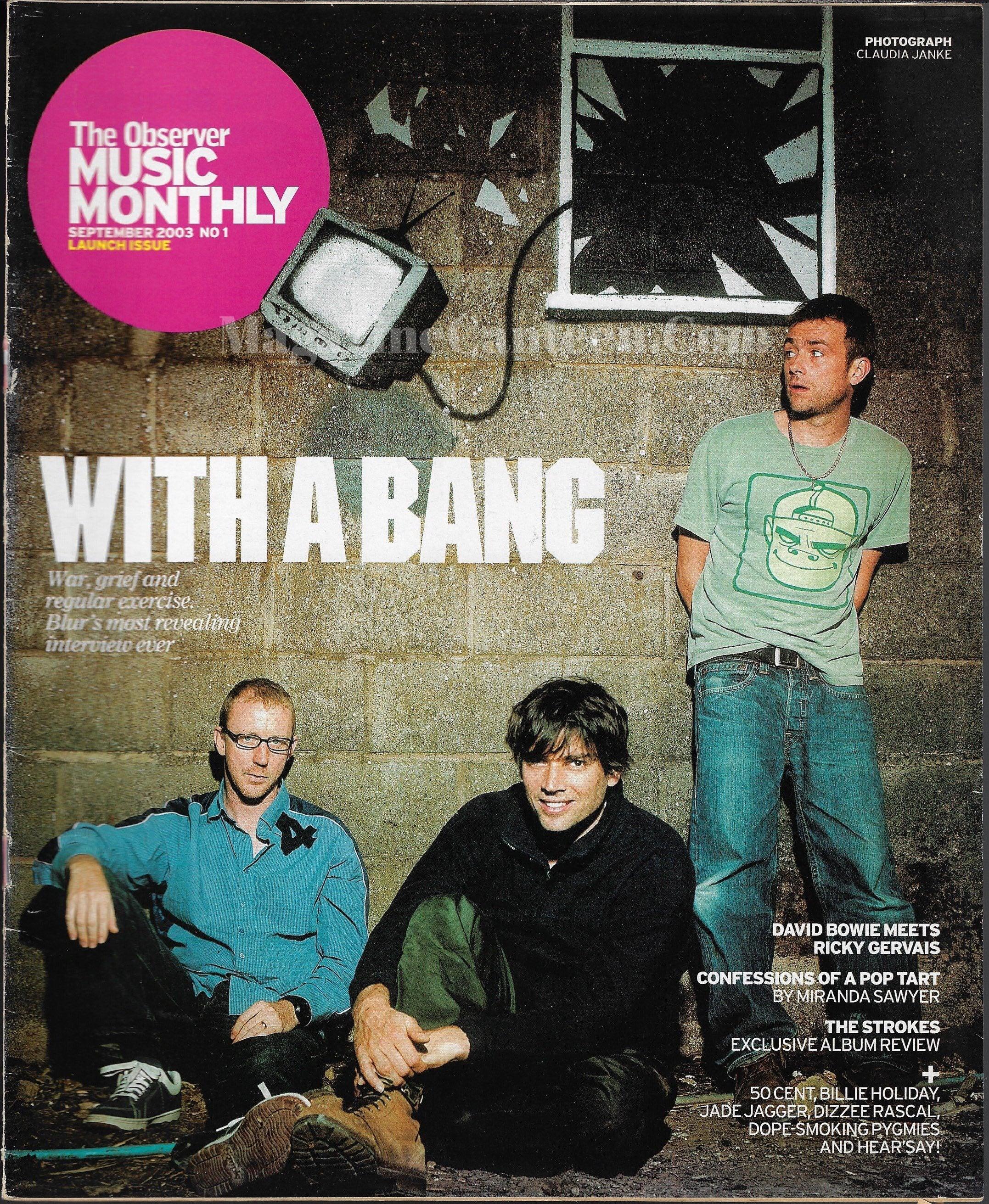 The Observer Music Magazine 1 - Blur Banksy Cover – magazine canteen