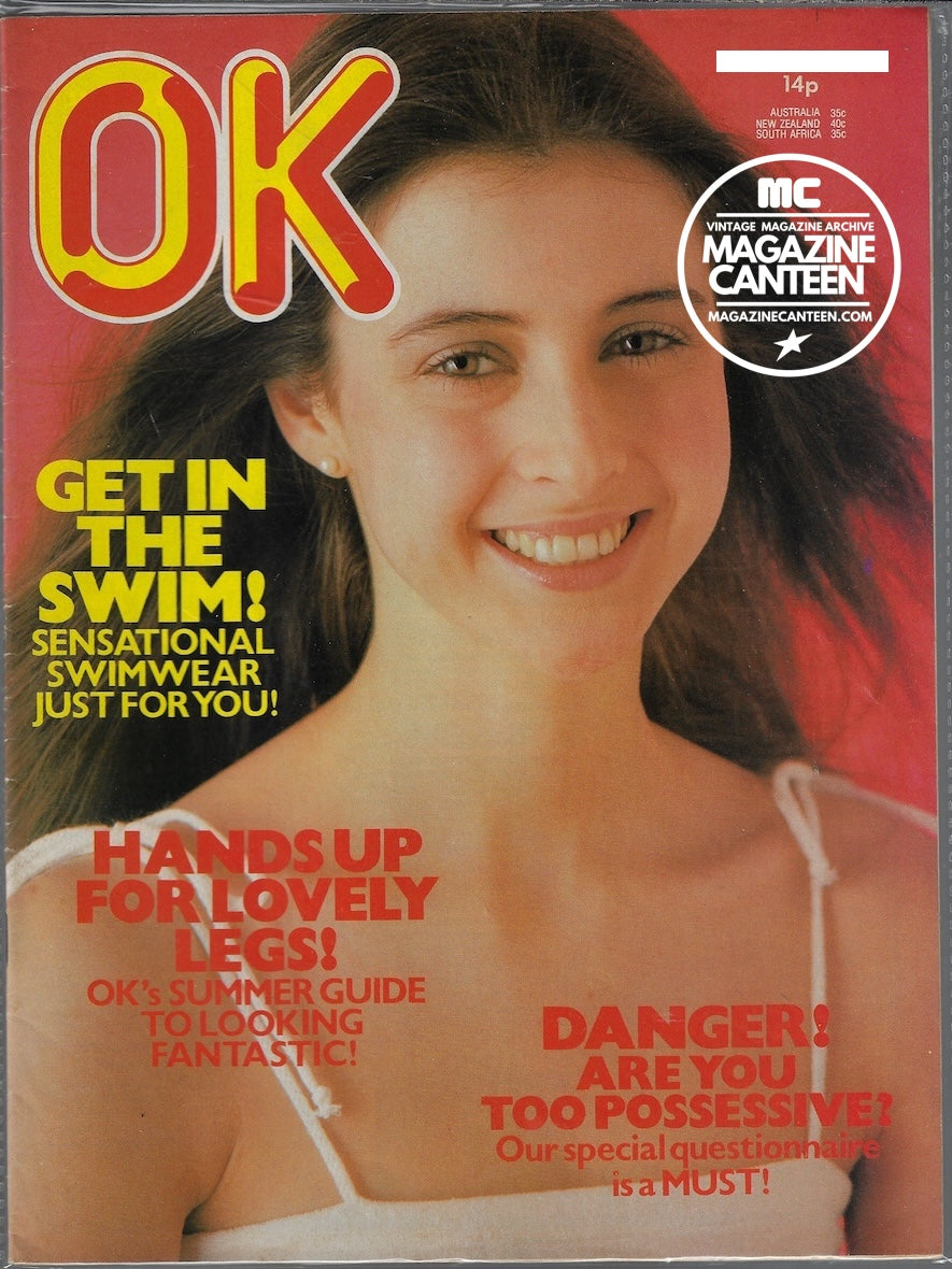 OK Magazine - Leslie Ash TONY BOASE Joanna Lumley – magazine canteen