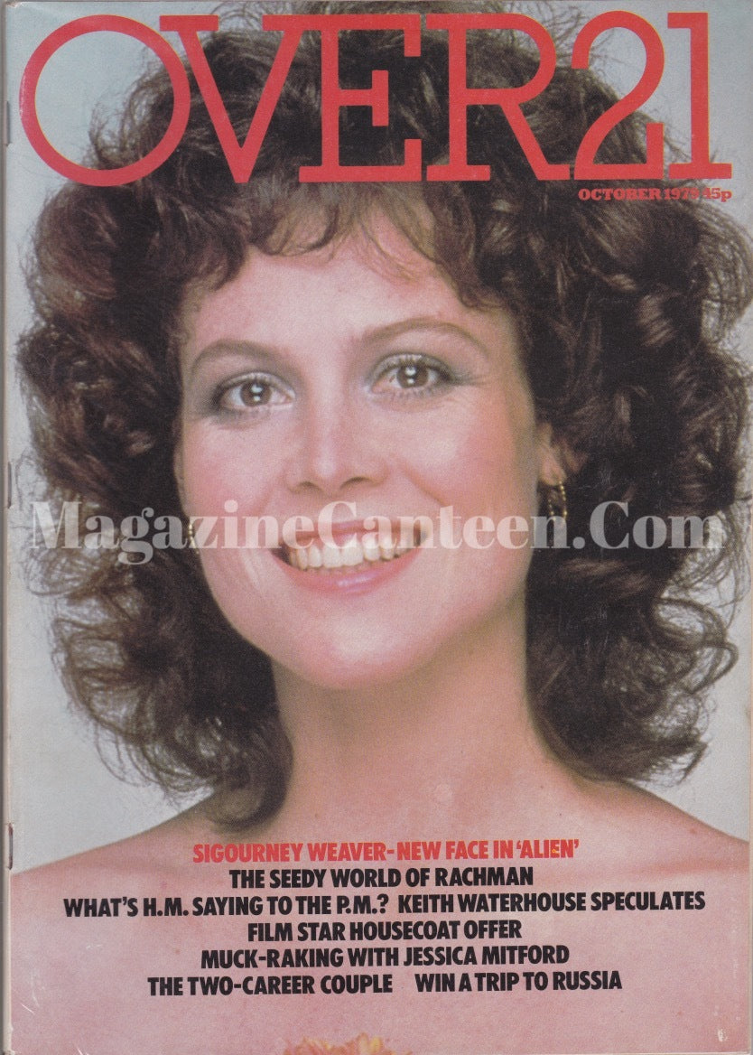 Over 21 Magazine - Sigourney Weaver – magazine canteen