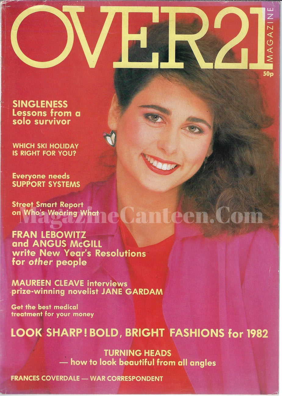 Over 21 Magazine - Alexandra Shulman Thomas Degan – magazine canteen