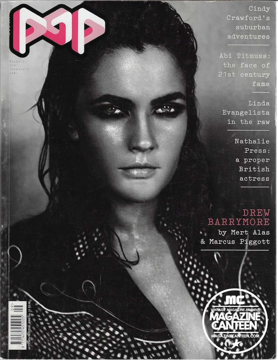 POP Magazine - DREW BARRYMORE Cindy Crawford LINDA EVANGELISTA ...